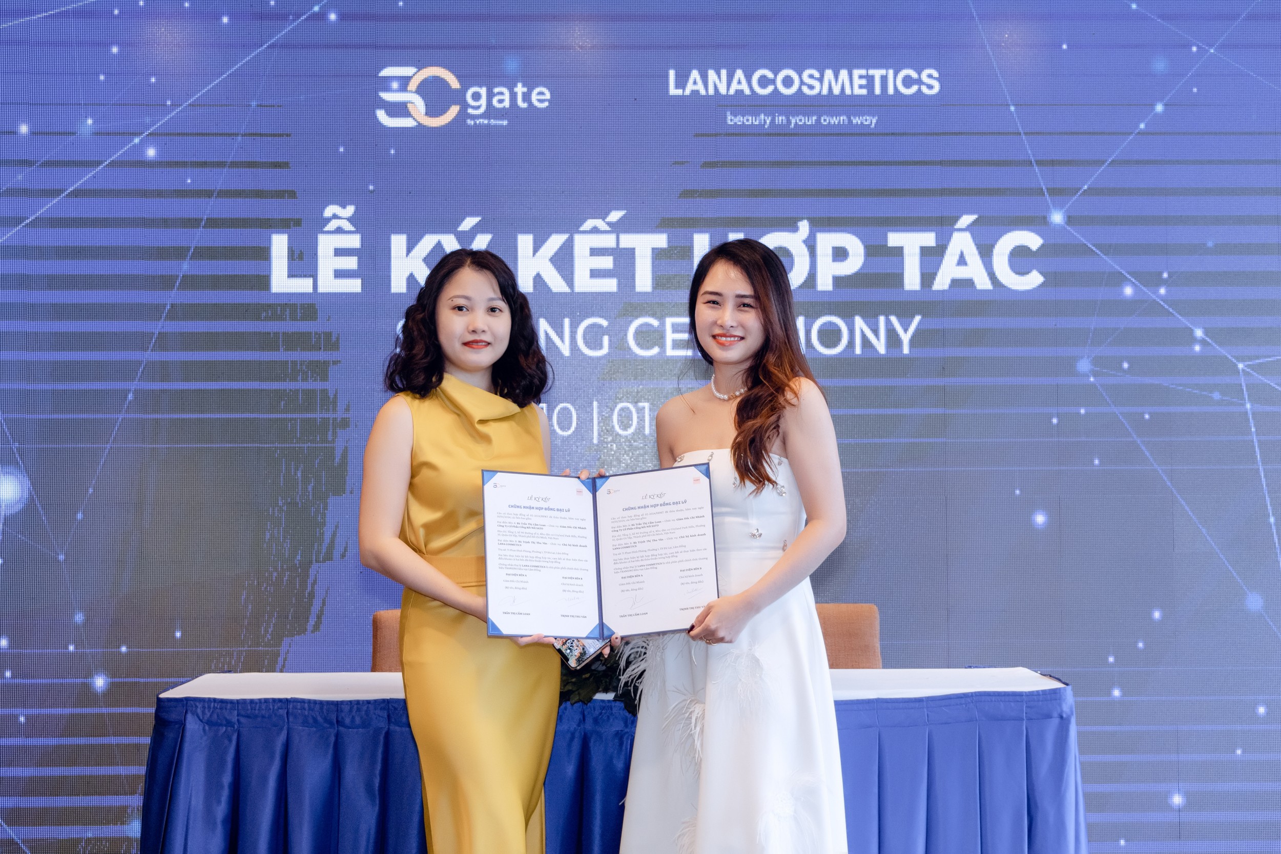 SCGATE KÝ KẾT HỢP TÁC CÙNG LANACOSMETICS